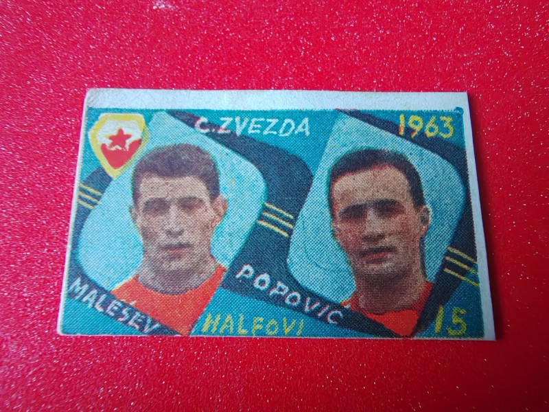 STARA SLICICA "MALESEV - POPOVIC" 1963. CRVENA ZVEZDA