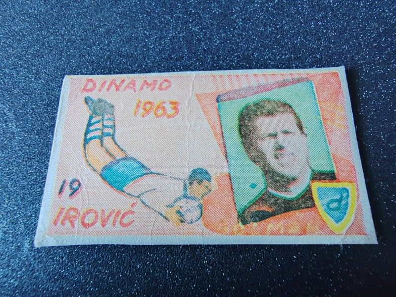 STARA SLICICA "GORDAN IROVIC" 1963. DINAMO ZAGREB