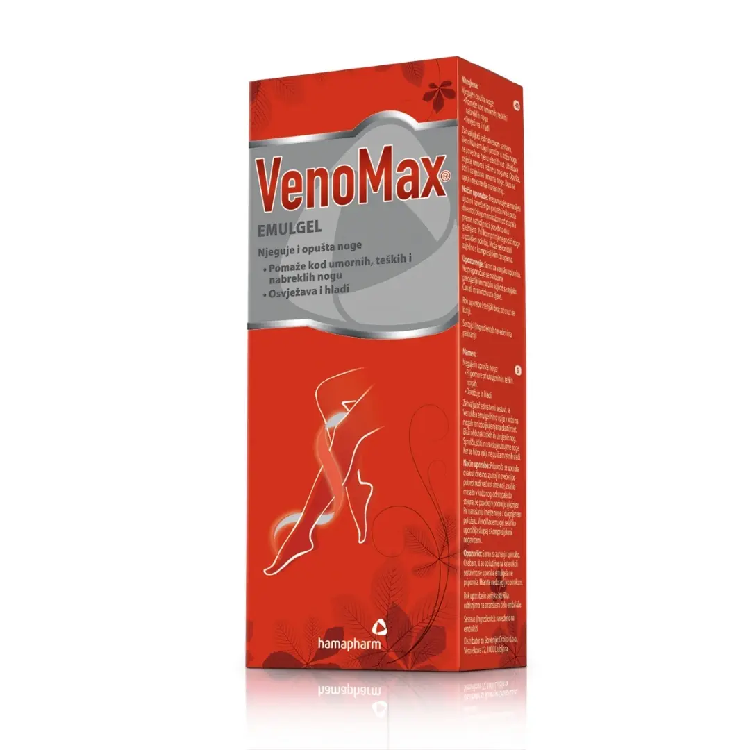 HAMAPHARM Emulgel protiv proširenih vena i ispucalih kapilara VenoMax, 200ml
