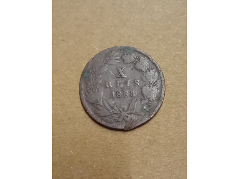 10 reis 1883 Portugal