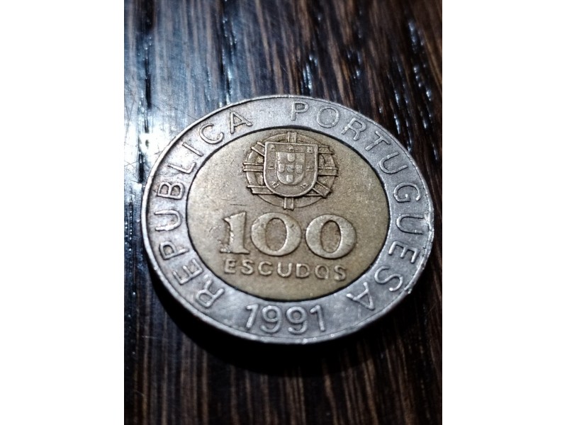 Portugal 100 eskudoa 1991