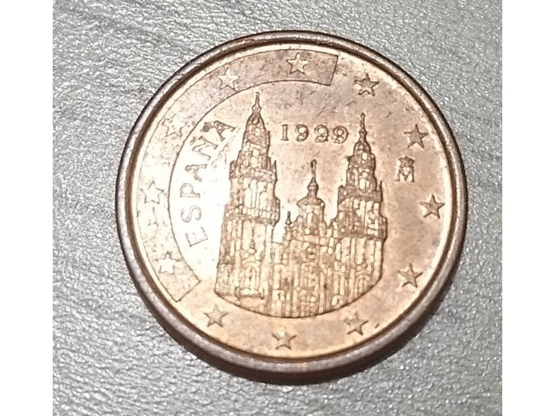 1 evro cent Spanija 1999