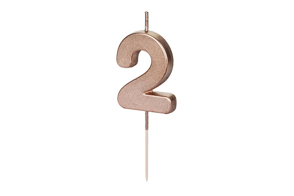 Rose gold svećica 2 – 4.5cm