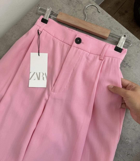 Zara baby pink pantalone