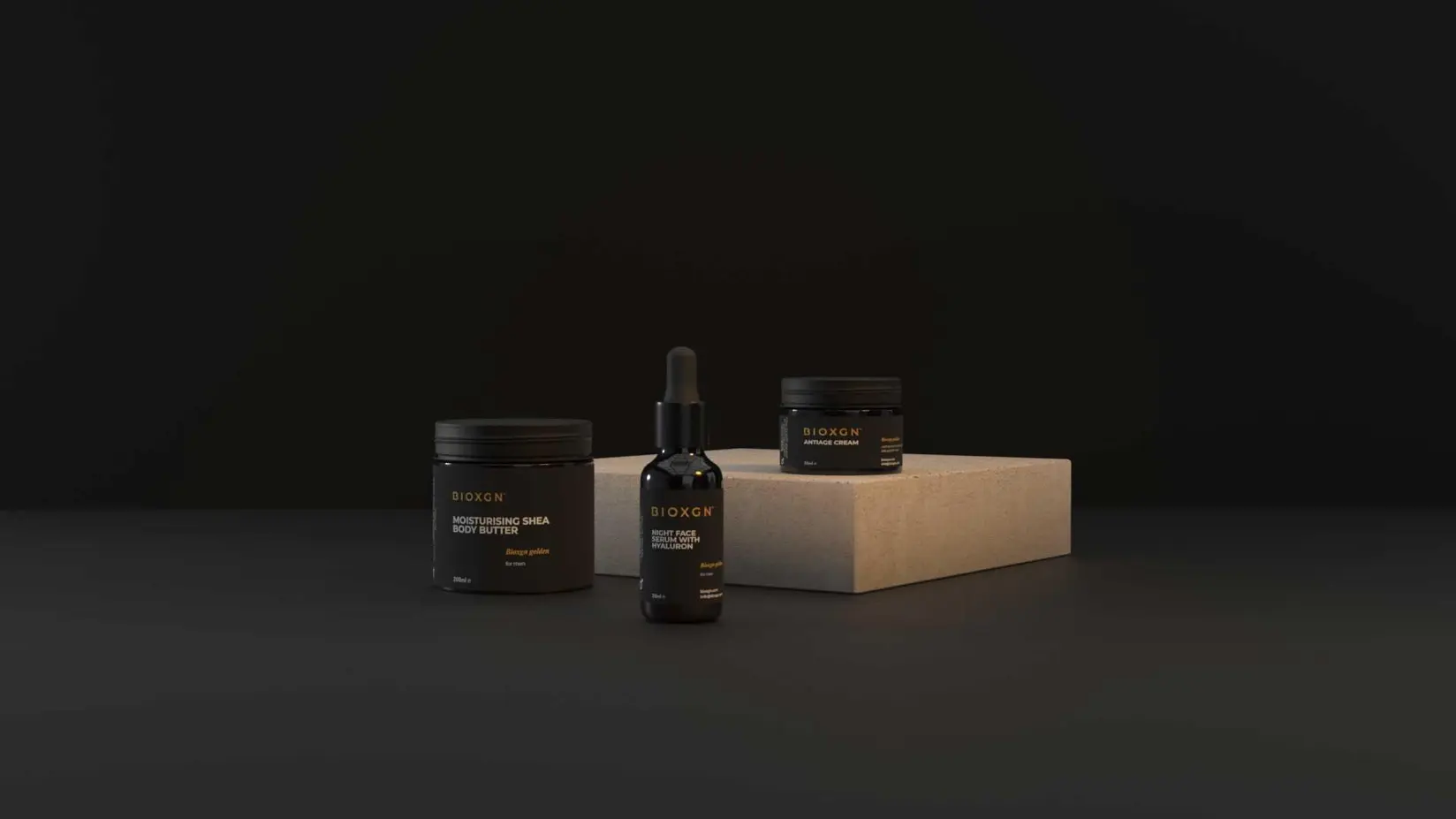 BIOXGN Set za muškarce Golden dream 24k hydration luxe