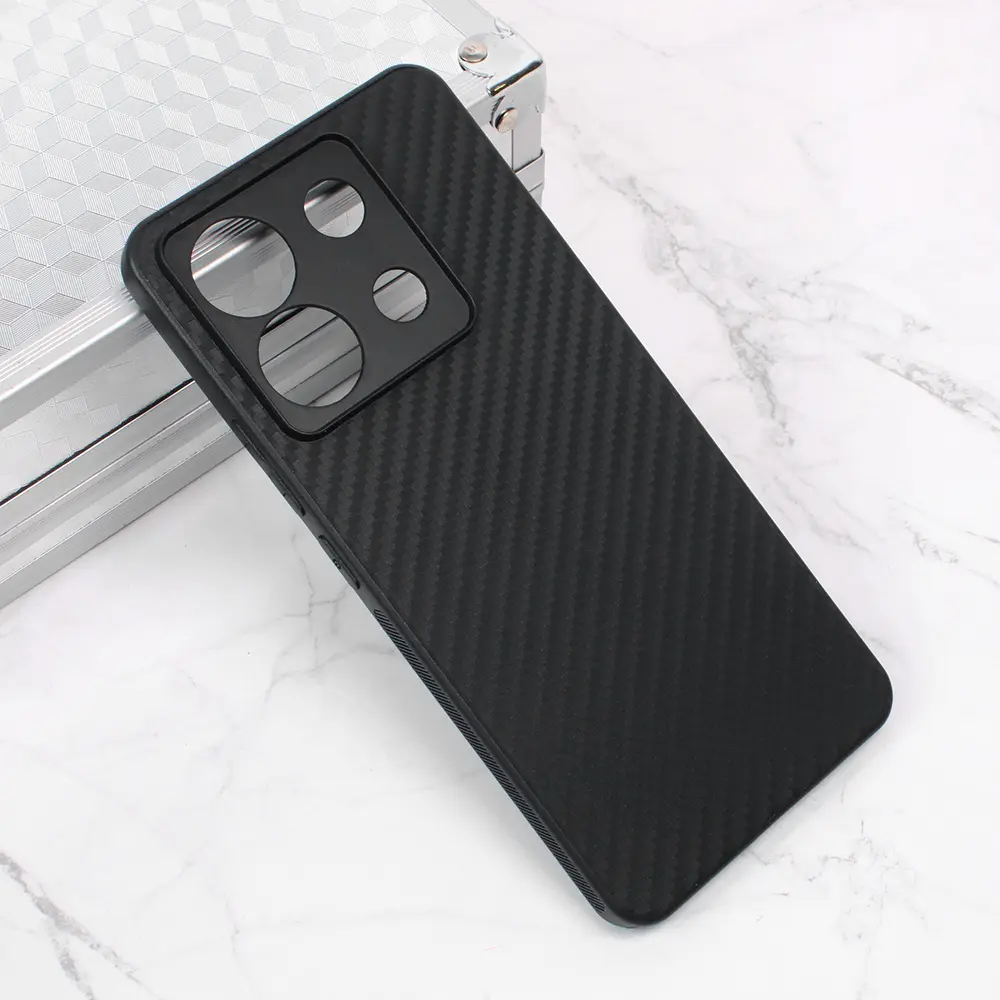 Maska za mobilni telefon Xiaomi Redmi Note 13 Pro 5G CARBON FIBER, Crna