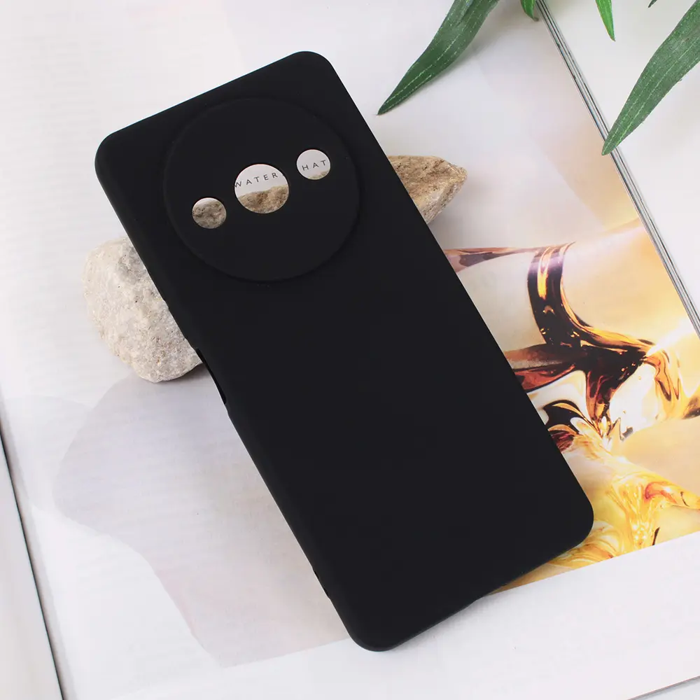 Maska za mobilni telefon Xiaomi Redmi A3 TERACELL SOFT VELVET, Crna