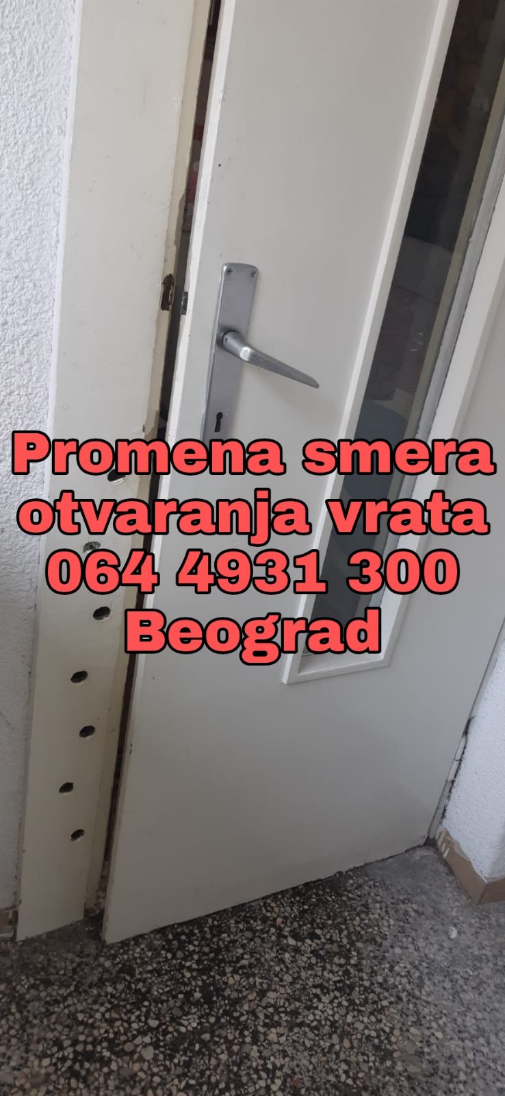 Promena smera vrata i skracivanje