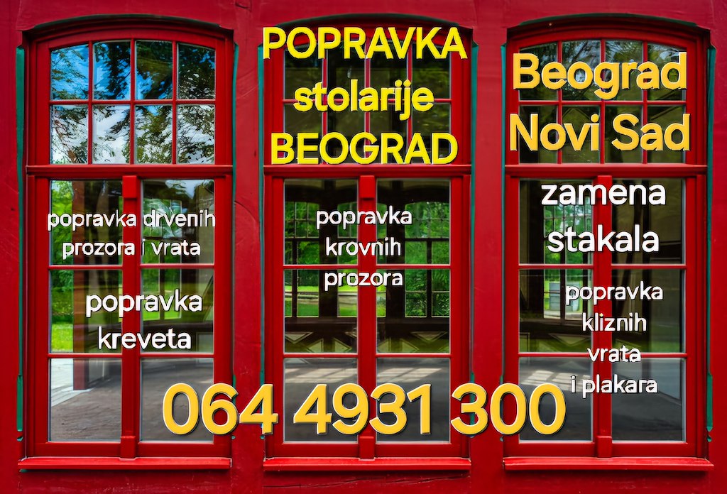 Servis drvene stolarije 0644931300 Bg Ns