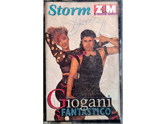 MC: ĐOGANI FANTASTIKO - Storm (1992) + AUTOGRAM, MINT