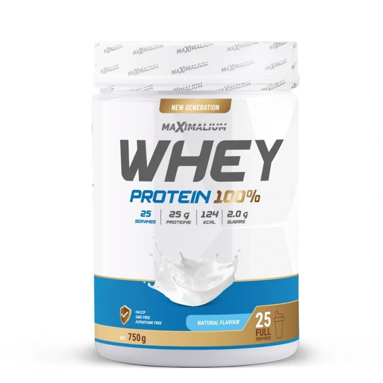 Whey 100% protein Natural ukus 750g – Maximalium