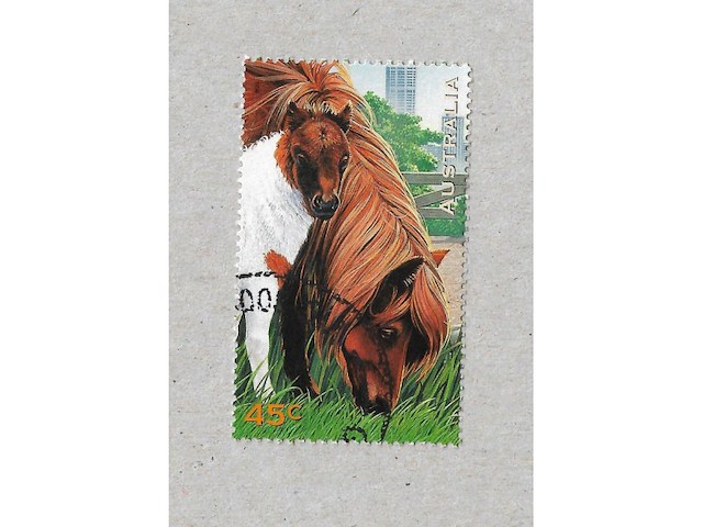 (M) markica 1996 Australija 45c Horses