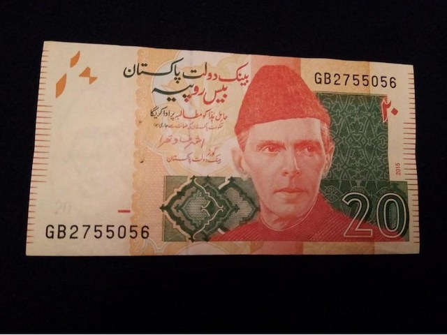 20 rupija,Pakistan,2015,xf.