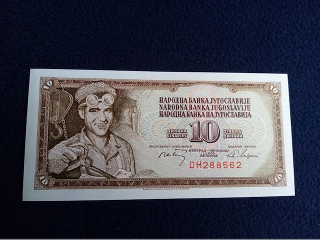 10 dinara,SFRJ,1968,unc.