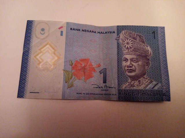 1 ringgit,Malaysia,2004,vf,polimer.