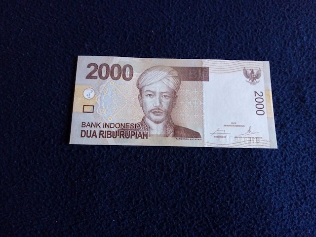 2000 rupija,Indonezija,2016,unc.