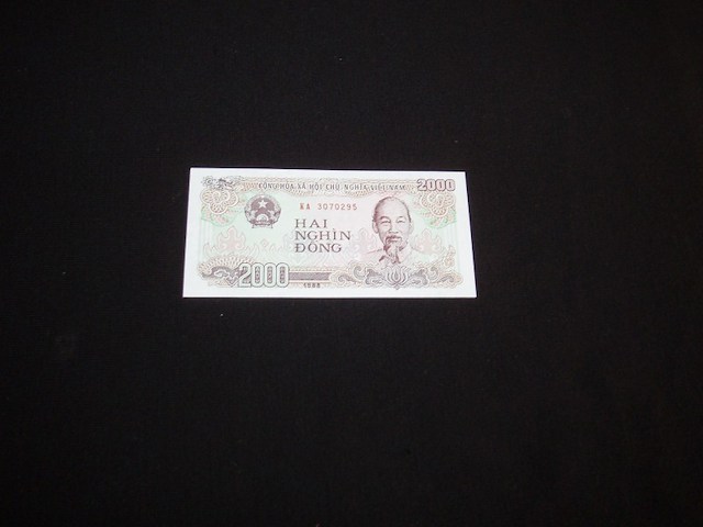 2000 djong,Vijetnam,1988,unc.