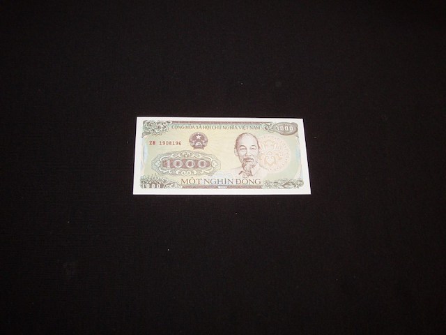 1000 djong,Vijetnam,1988,unc.