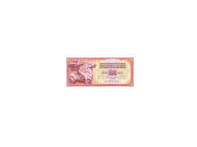100 dinara SFRJ,1965,unc.