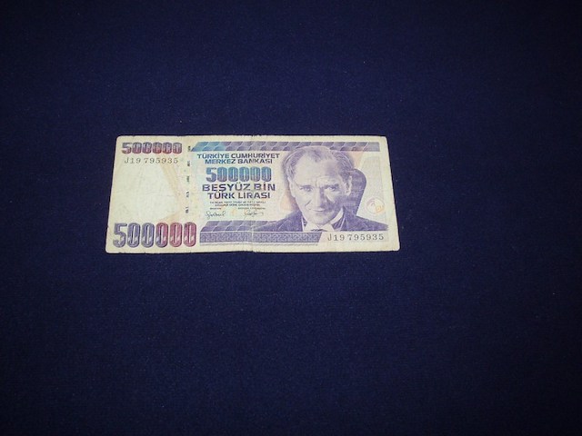 500000 lira,Turska,1970,fine.