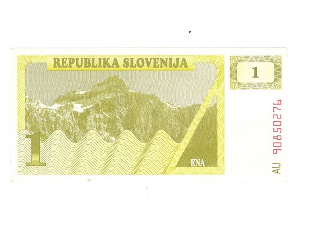1 tolar,Slovenija,1991,aunc.