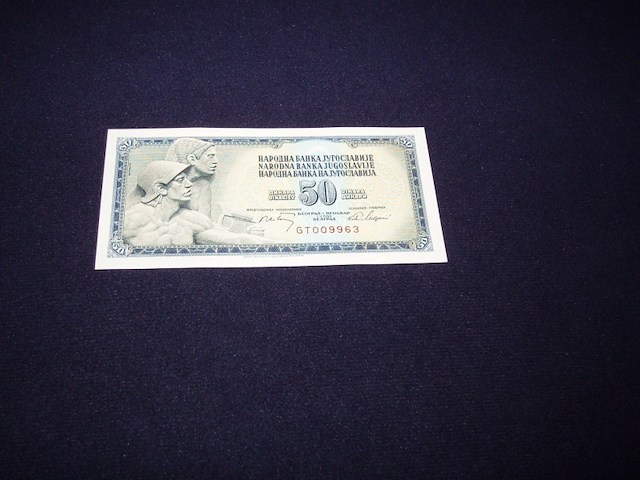 50 dinara,SFRJ,1968,unc.
