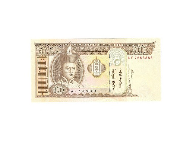 50 togrog Mongolija,2000,unc.