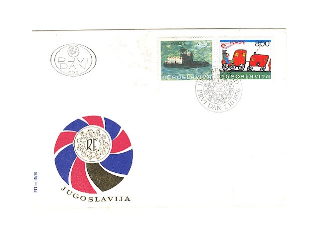 FDC koverta Radost Evrope 1976