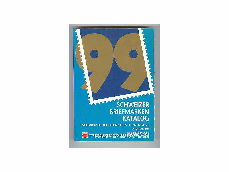 Schweizer Briefmarken Katalog 1999