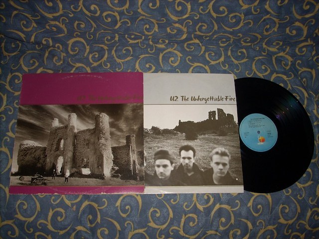 U2 ‎– The Unforgettable Fire LP Jugoton 1984. Vg+