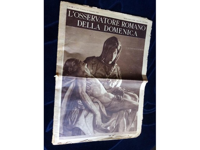 L Oservatore Romano Della Domenica,1940