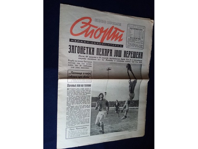 Sport,Novo Vreme,broj 2,1942,Okupacija Srbije