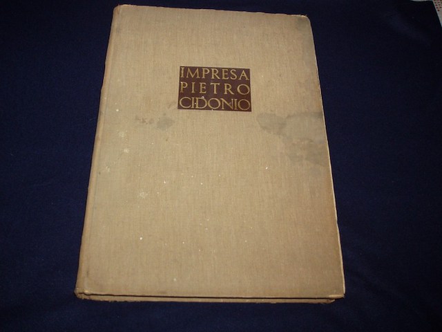 Impresa Pietro Cidonio,Roma,1918-1937