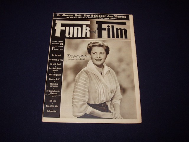 Funk und film,br.39,1952,austrijski časopis