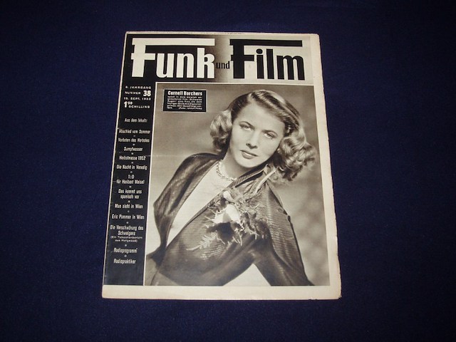 Funk und film,br.38,1952,austrijski časopis