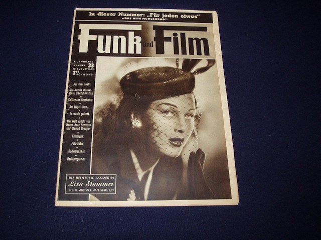 Funk und film,br.33,1952,austrijski časopis