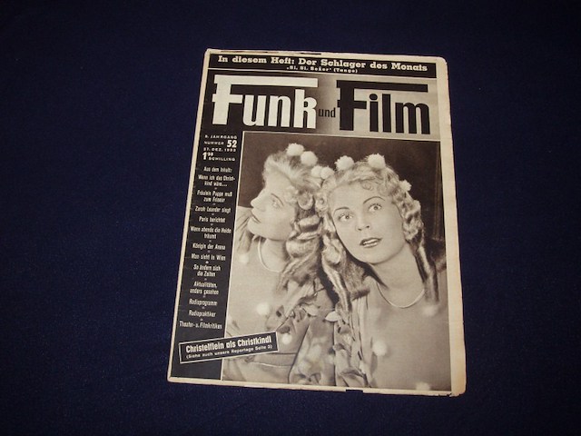 Funk und film,br.52,1952,austrijski časopis