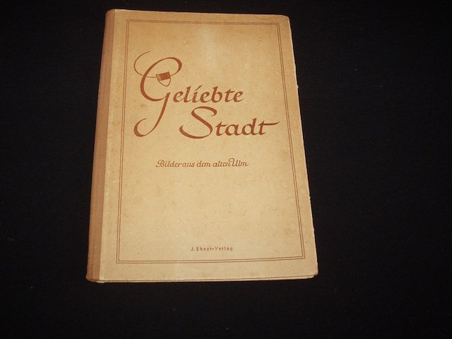 Geliebte Stadt,Bilder aus dem alten Ulm,1946