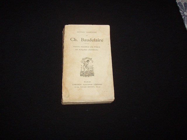 Ch.Baudelaire,Oeuvres Completes,Paris,oko 1920