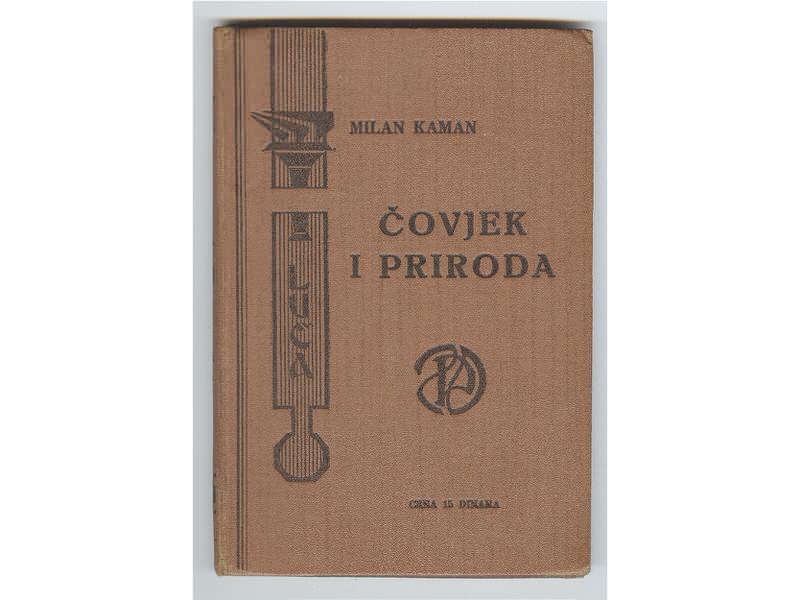 Covjek i priroda,Milan Kaman,Zagreb,1934,antikvar.