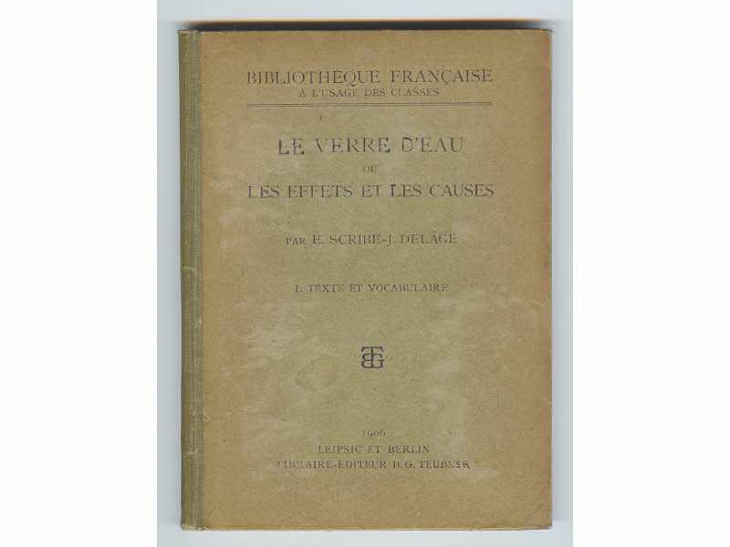 E.Scribe&;J.Delage:Le verre d`eau,1905