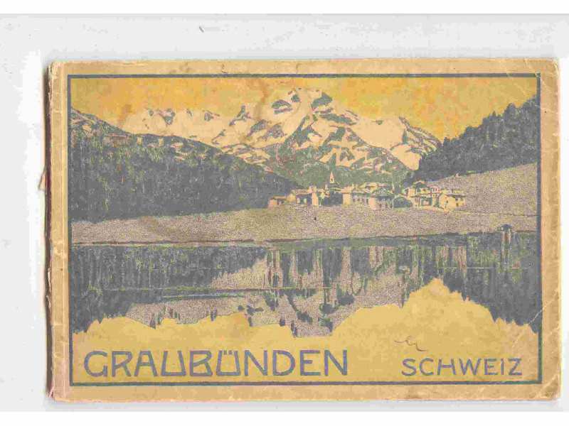 Foto monografija GRAUBUNDEN Schweiz,predratna