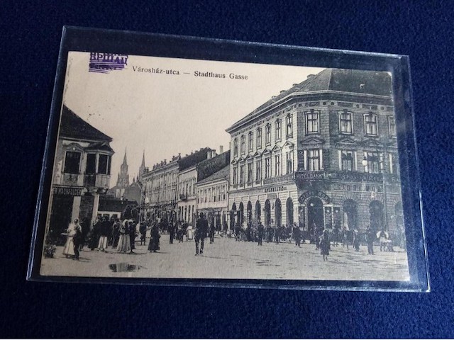 Vrsac,Glavna ulica,Madjarsko izdanje,putovala 1925.