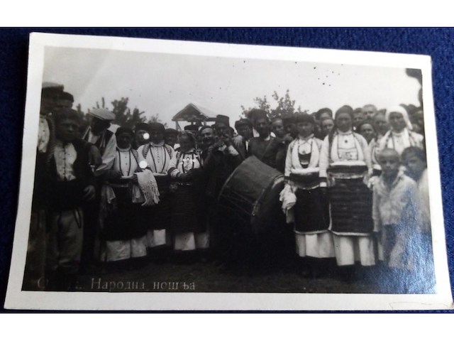 Ohrid,narodna nosnja,oko 1930,cista.