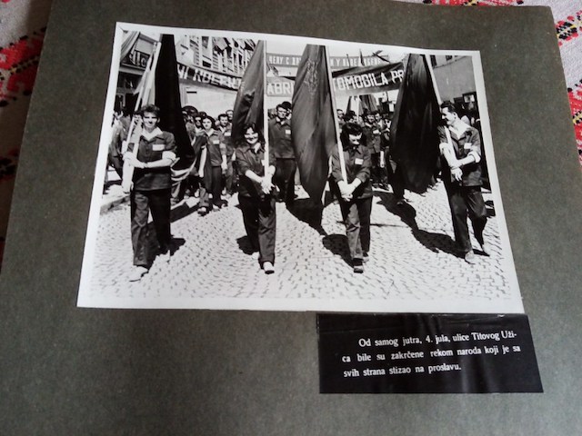 20 godina uzičke Republike,Užice,1961,fotografija.