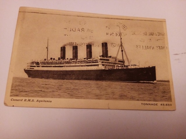 Aquitania,Cunard R.M.S,putnički brod,1926.