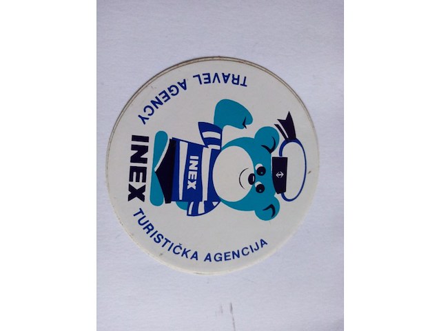 INEX,Travel Agency,nalepnica sticker