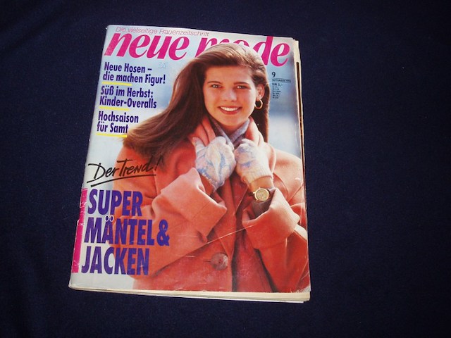 Neue Mode,broj 9 September 1990,na njemačkom