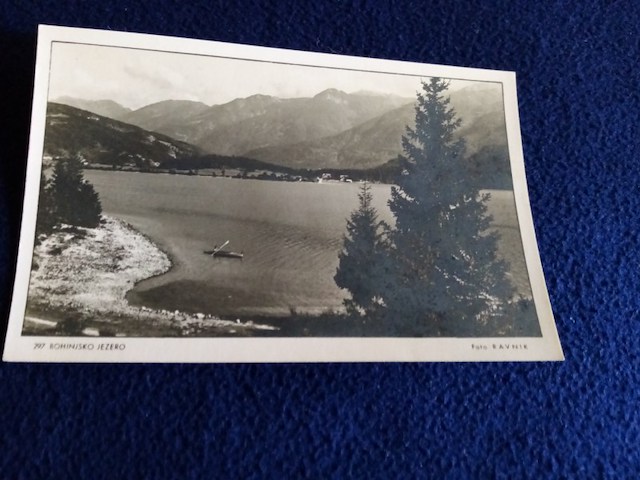 Bohinjsko Jezero,foto Ravnik,oko 1930,čista.