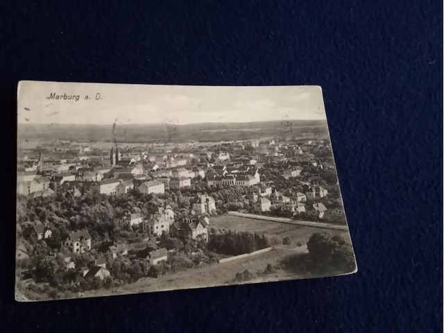 Maribor/Marburg a Drau,Slovenija,1918,putovala.